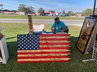 American Tethered Flag – Backroad Wood Work & Boutique,LLC