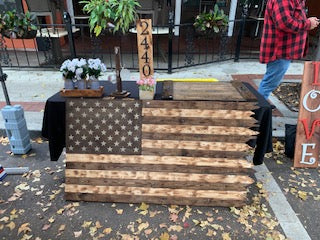 American tethered Flag – Backroad Wood Work & Boutique,LLC