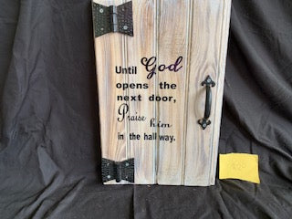 Religious door signs (D) – Backroad Wood Work & Boutique,LLC
